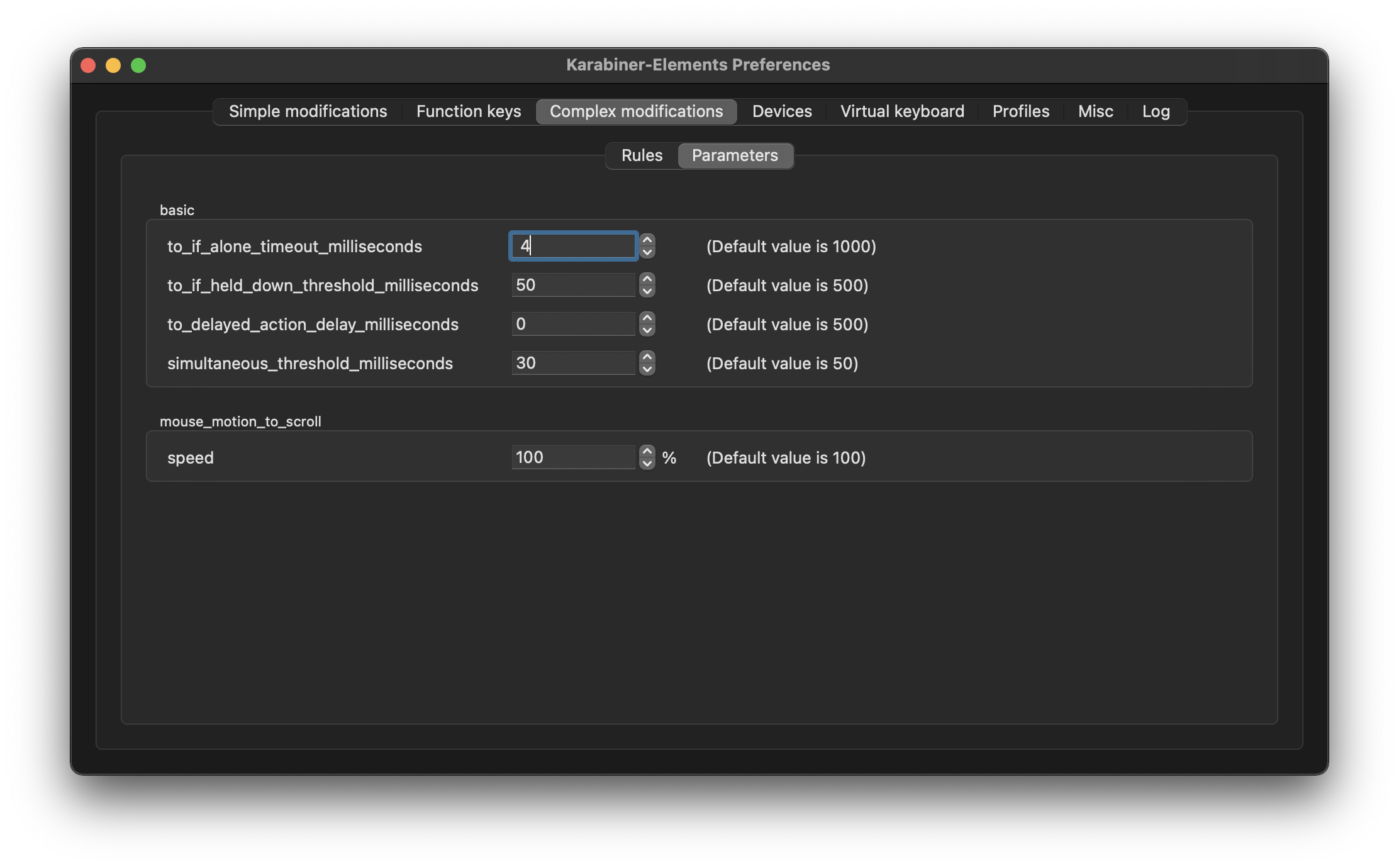 How to increase repeat key speed · Issue #3026 · pqrs-org/Karabiner ...
