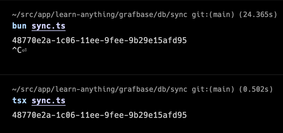Running EdgeDB with bun does not close connection when in Node it does · Issue #3548 · oven-sh ...