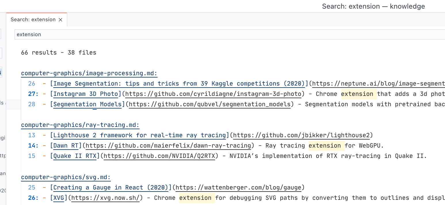 Allow ability to do Search In Files (cmd+shift+f command) the way as in ...