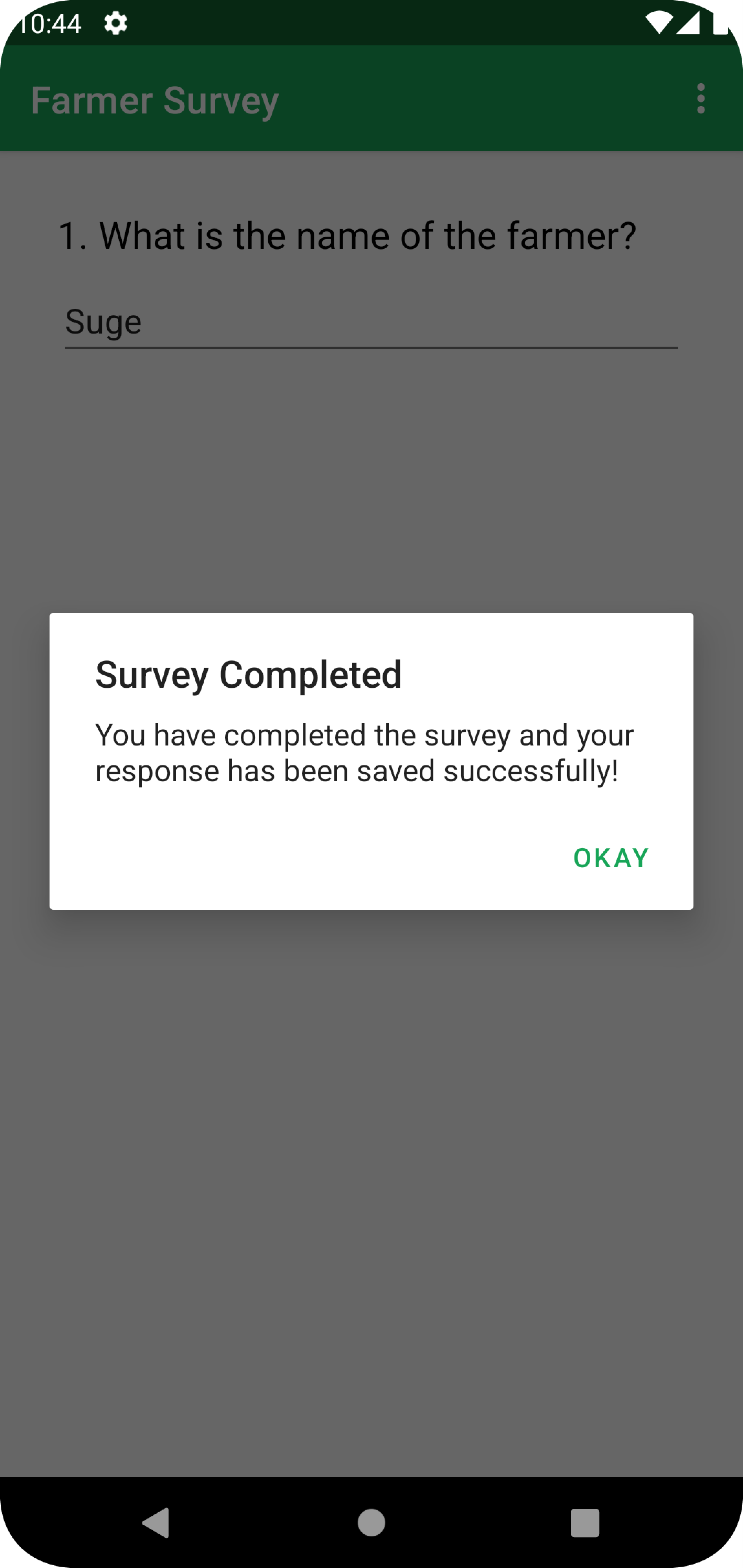 GitHub - sugedavid/Farmer-Survey