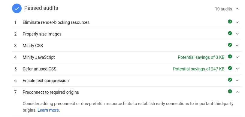PSI: preconnect to required origin results differ · Issue #7163 · GoogleChrome/lighthouse · GitHub