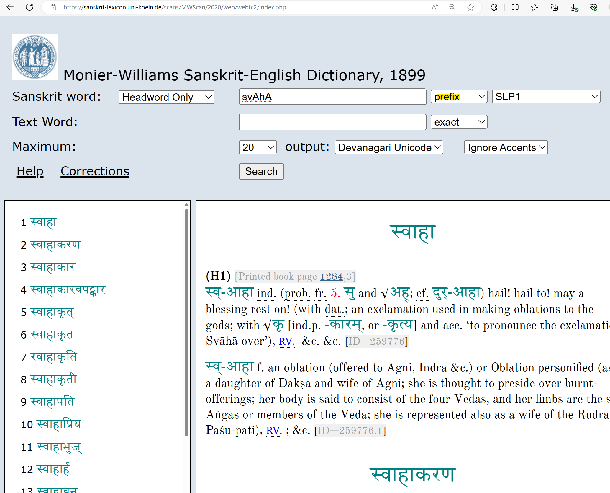 mw:259776.1 · Issue #1301 · sanskrit-lexicon/csl-orig · GitHub