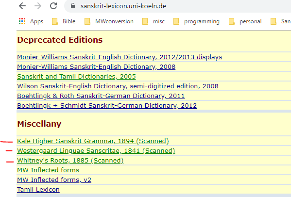 Three new repositories · Issue #288 · sanskrit-lexicon/COLOGNE · GitHub