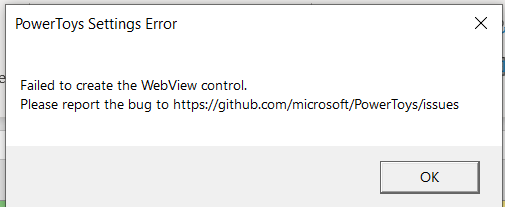 Failed to create WebView control. no error code given · Issue #2213 ...