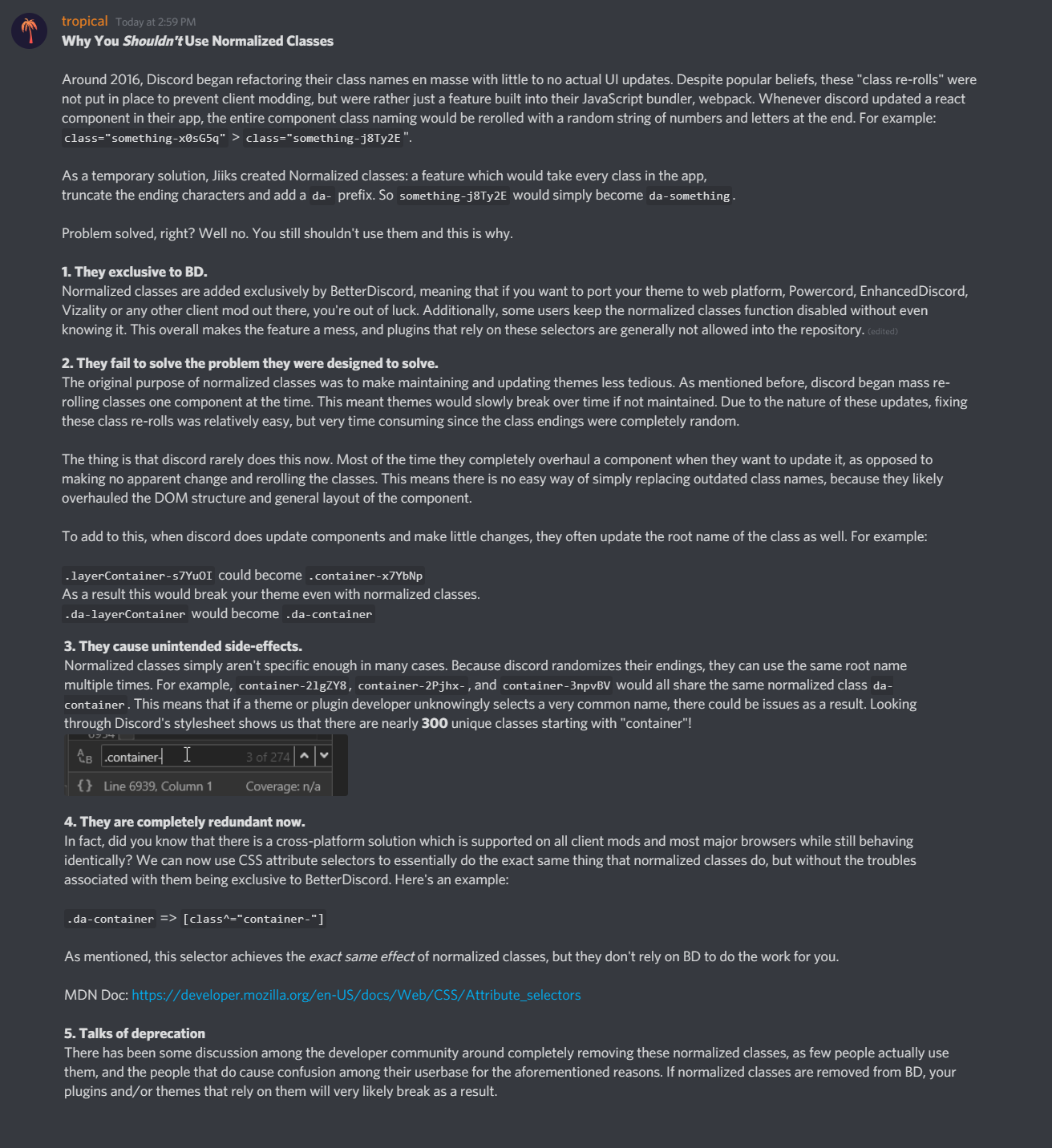 [Feature] Class normalizer · Issue #750 · BetterDiscord/BetterDiscord · GitHub