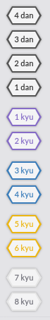 About the kyu/dan rank badges (shape glitches and color schemes) · Issue #2507 · codewars ...