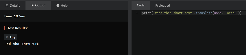 Python 2 str.translate() issue · Issue #311 · codewars/codewars-runner-cli · GitHub