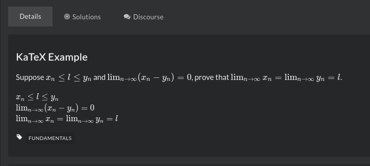 Add math typesetting support in descriptions · Issue #1527 · codewars ...