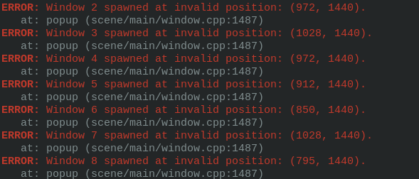Context menus don't appear when second monitor is plugged in (DisplayServer regression) · Issue ...