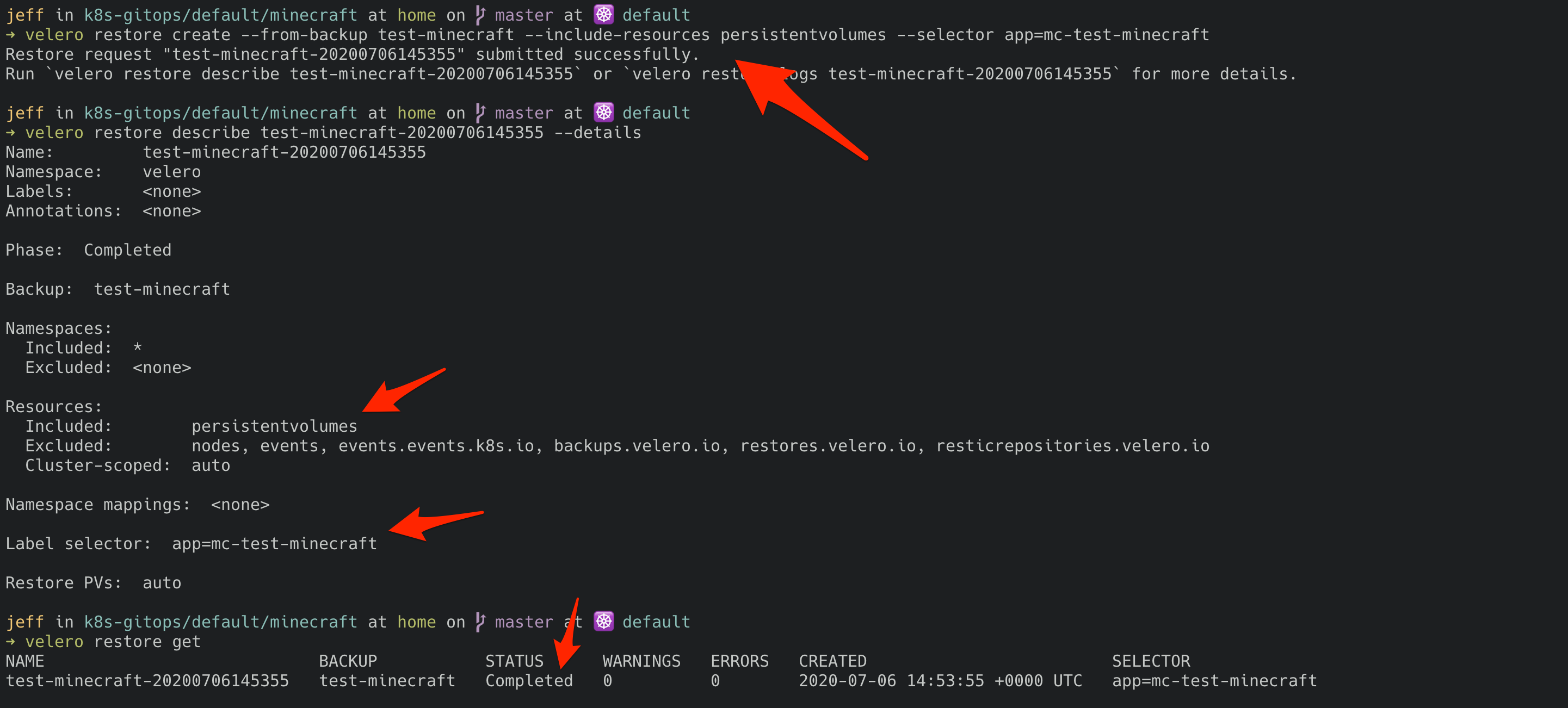 verify backup & restore operations with velero · Issue #146 · billimek/k8s-gitops · GitHub