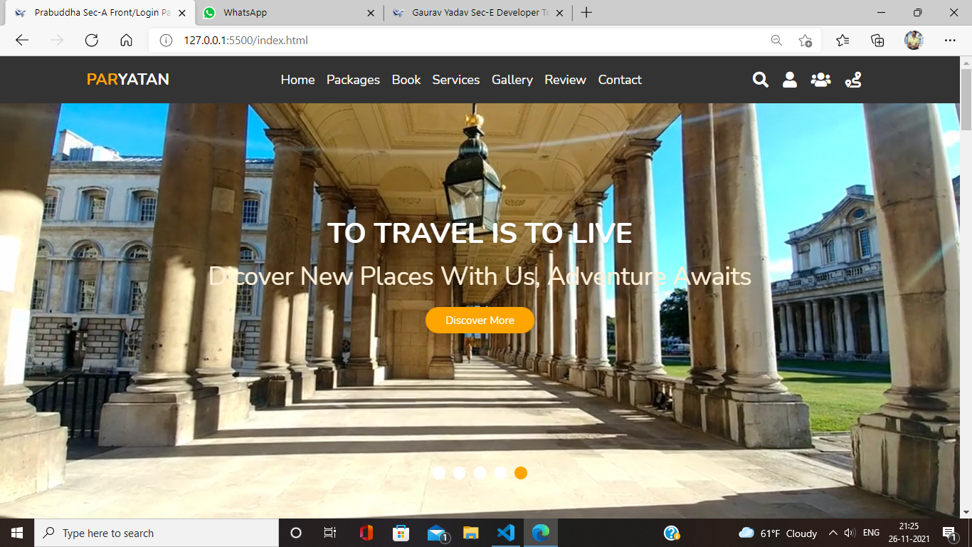 GitHub - Prabuddha16/Paryatan-Website: Mini Project on Paryatan using ...