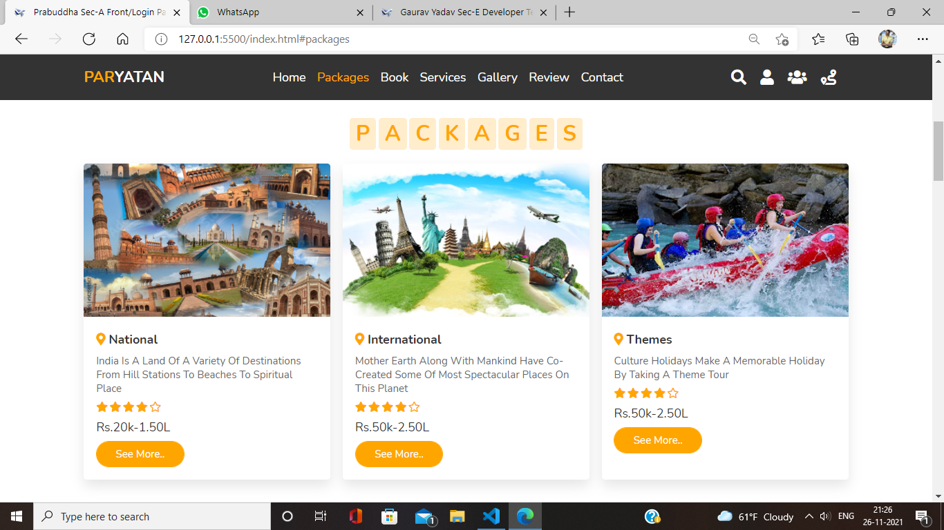 GitHub - Prabuddha16/Paryatan-Website: Mini Project on Paryatan using ...