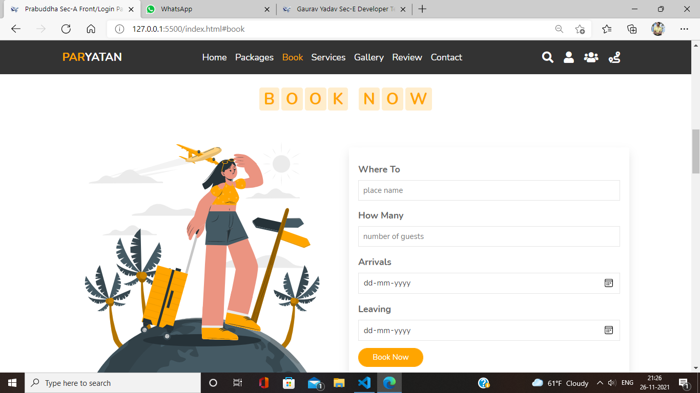 GitHub - Prabuddha16/Paryatan-Website: Mini Project on Paryatan using ...