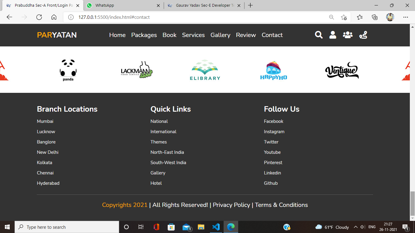 GitHub - Prabuddha16/Paryatan-Website: Mini Project on Paryatan using ...