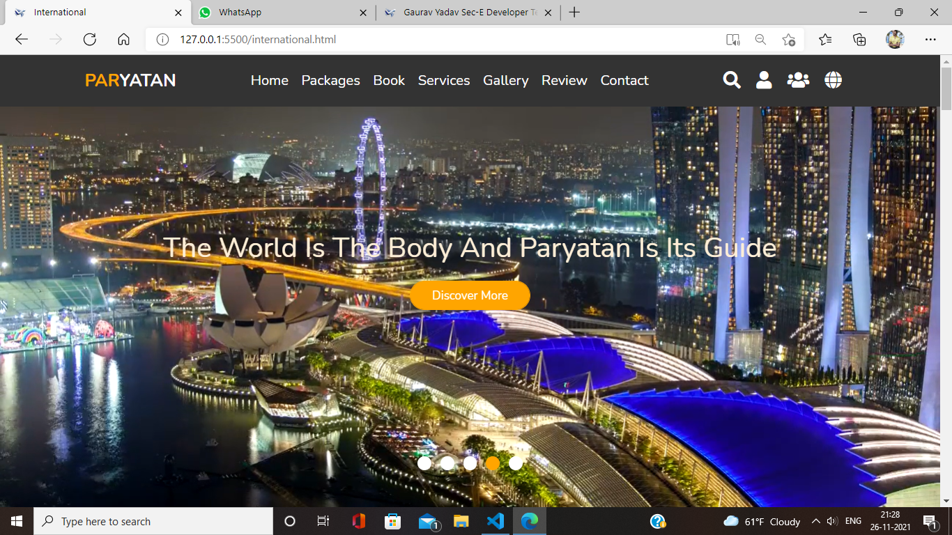 GitHub - Prabuddha16/Paryatan-Website: Mini Project on Paryatan using ...