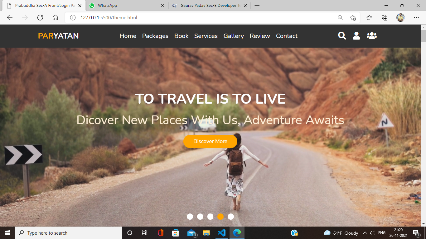 GitHub - Prabuddha16/Paryatan-Website: Mini Project on Paryatan using ...