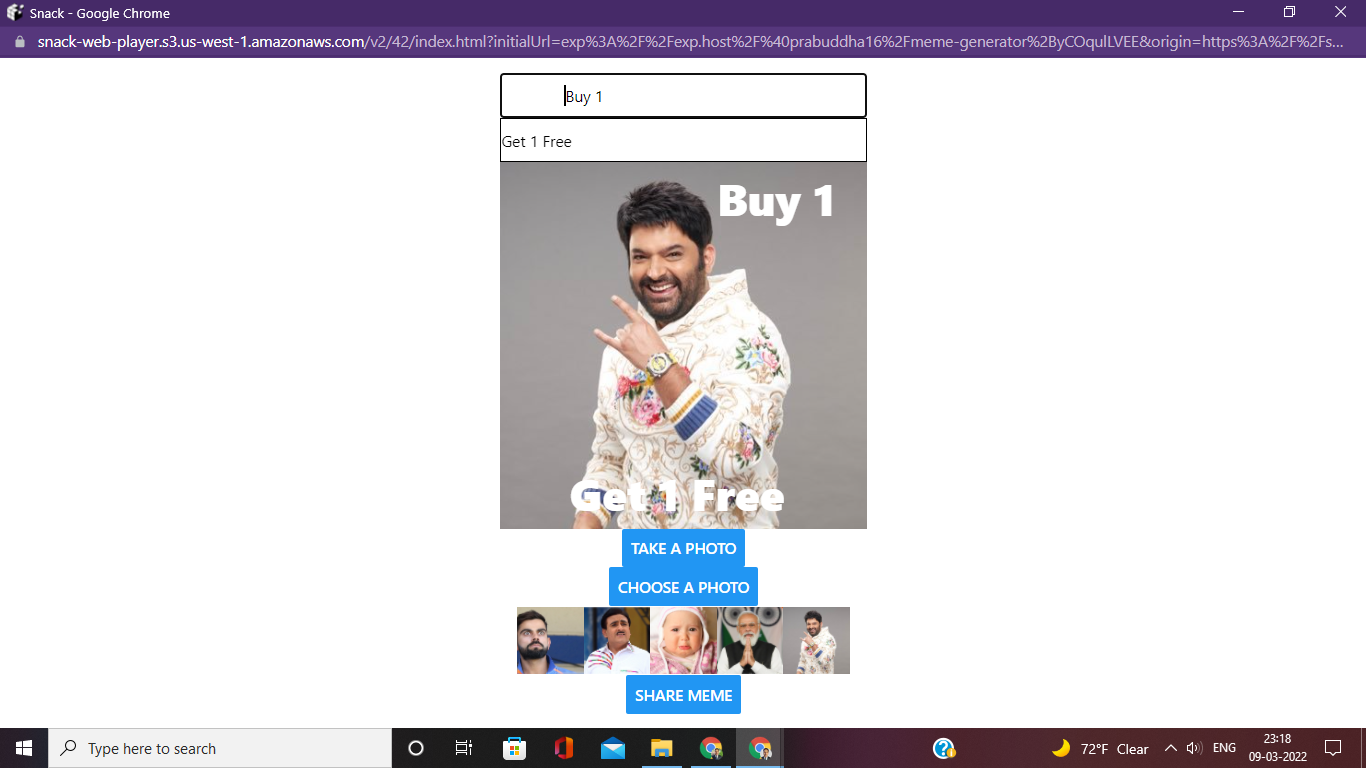 GitHub - Prabuddha16/meme-generator: React Native App