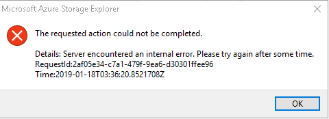 Unable to retrieve child resources · Issue #1078 · microsoft/AzureStorageExplorer · GitHub