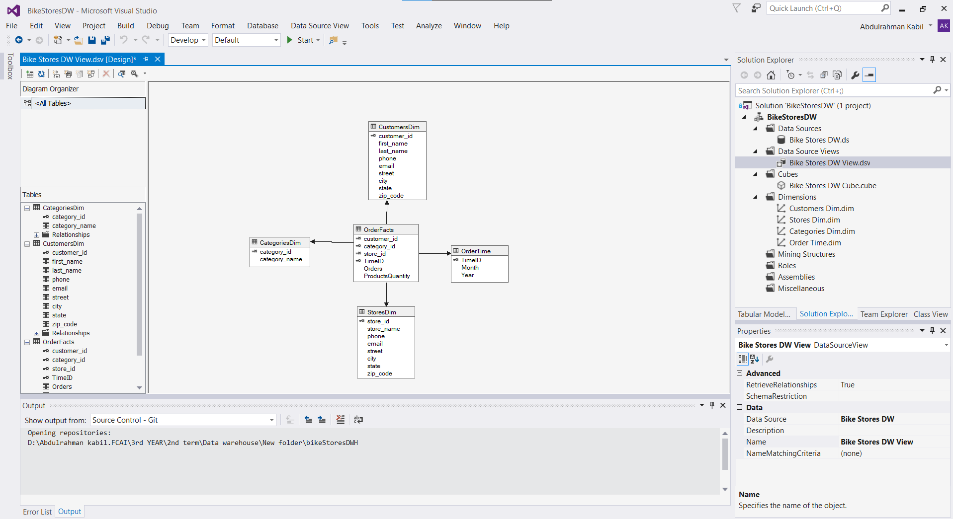 GitHub - AdhamMagdyA/BikeStoresDWH: Created a Data Warehouse with Cube, Reports and mdx queries ...