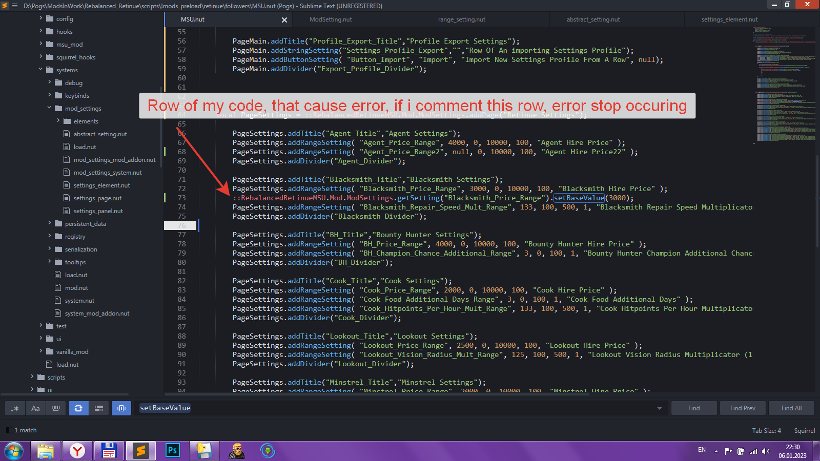 [BUG] function setBaseValue has a mistake in it's inner code · Issue #272 · MSUTeam/MSU · GitHub