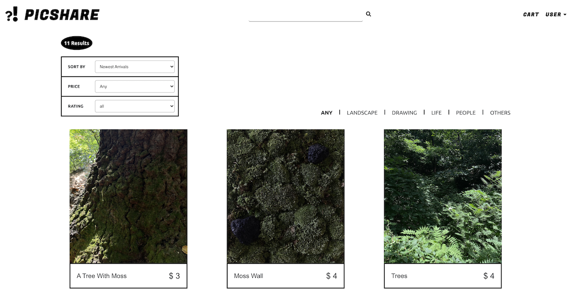 GitHub - yunhalee05/picshare: 🥫 React, Node.js, MongoDB를 이용하여 사진을 판매, 공유하여 추억을 공유하는 사이트