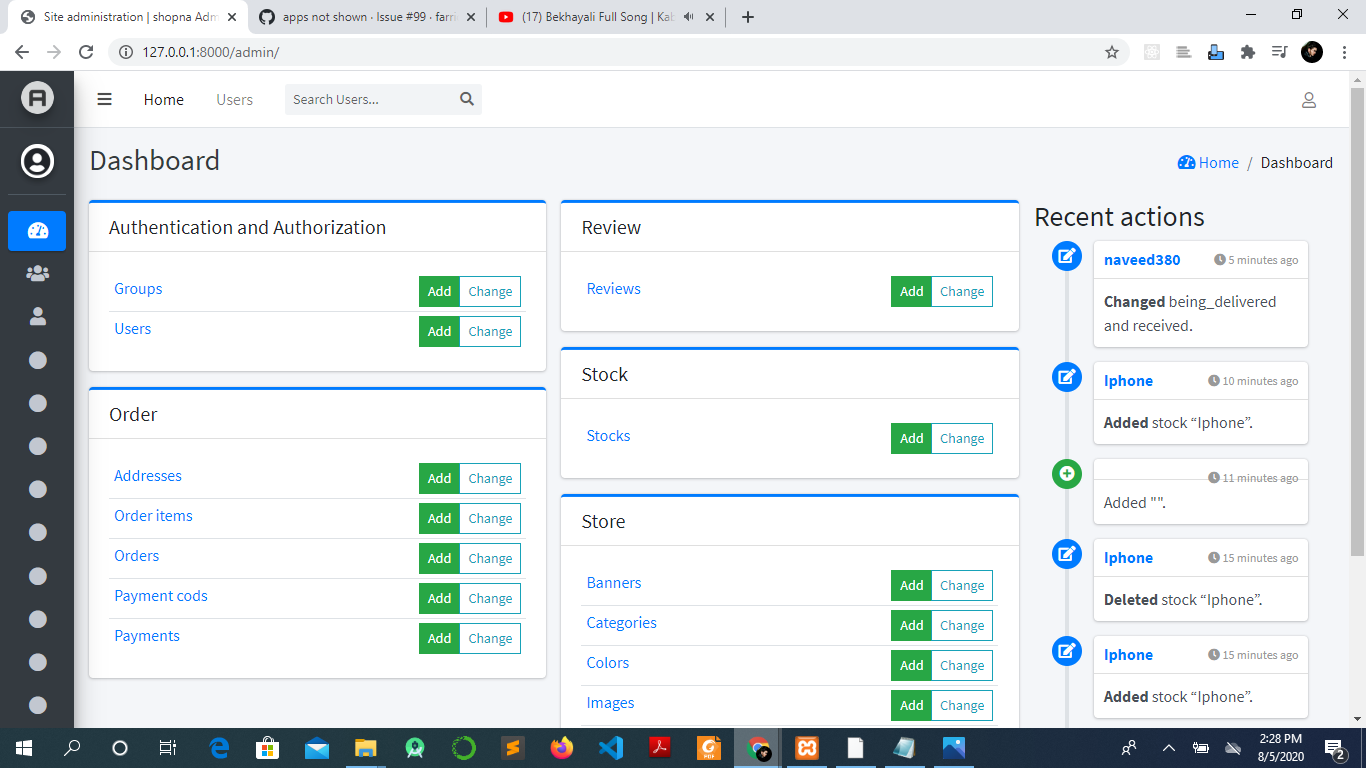 apps not shown · Issue #99 · farridav/django-jazzmin · GitHub