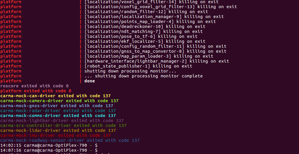 Unable to Start CARMA platform · Issue #1146 · usdot-fhwa-stol/carma ...