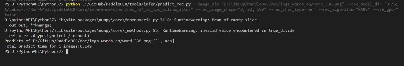 attention还是失败 (#166) · Issue · PaddlePaddle / PaddleOCR · GitCode