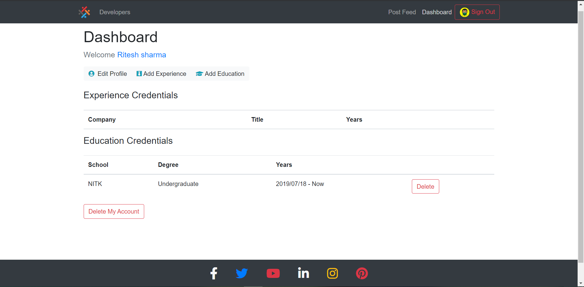 GitHub - s-prakhar/DevArena: A social network for developers