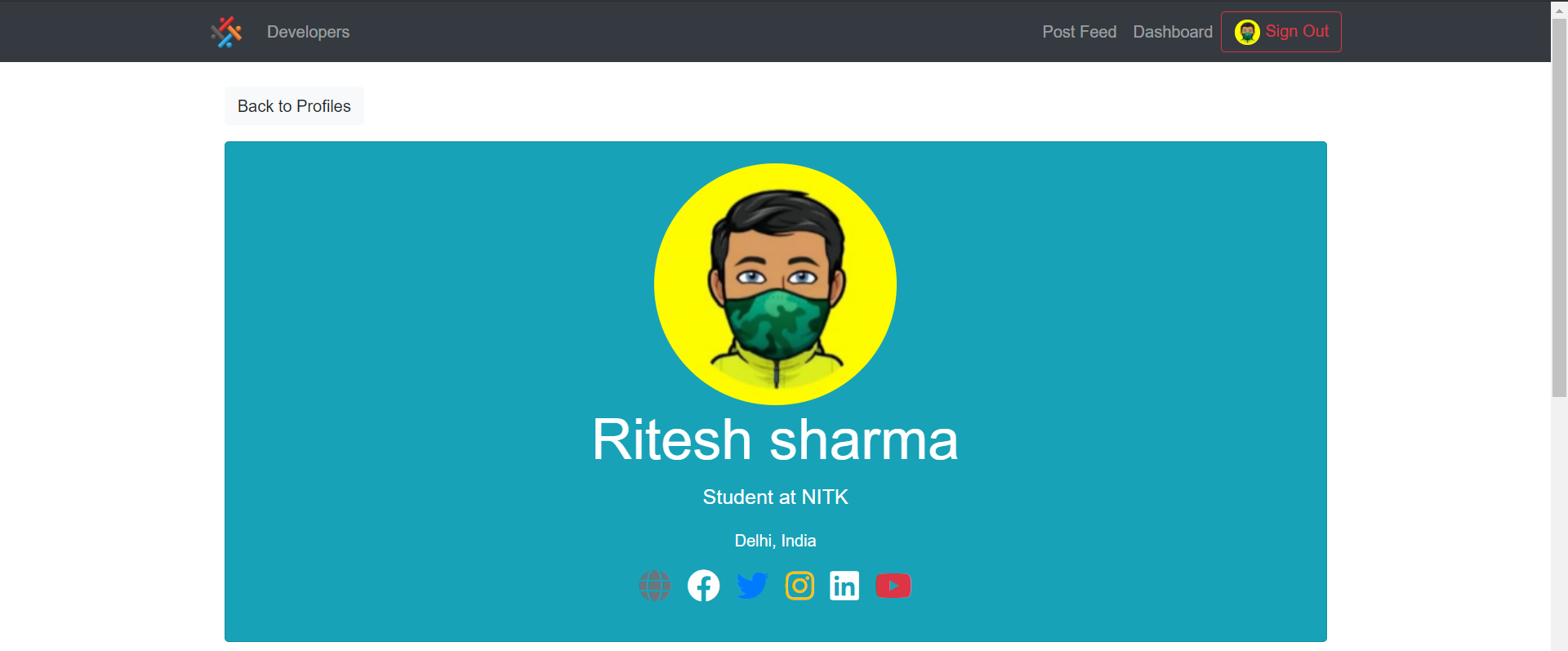 GitHub - s-prakhar/DevArena: A social network for developers