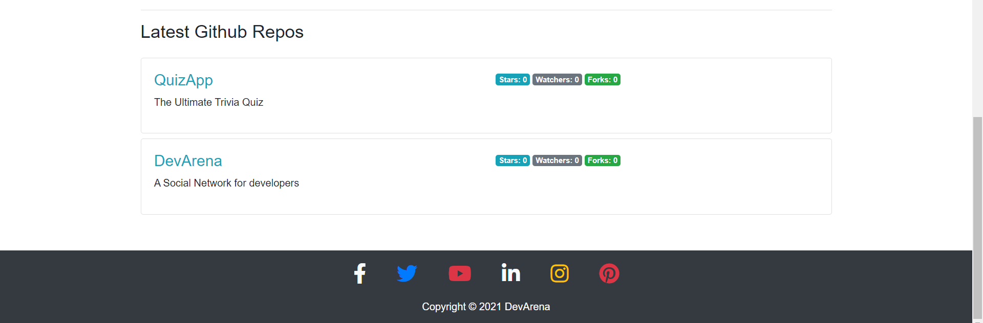 GitHub - s-prakhar/DevArena: A social network for developers