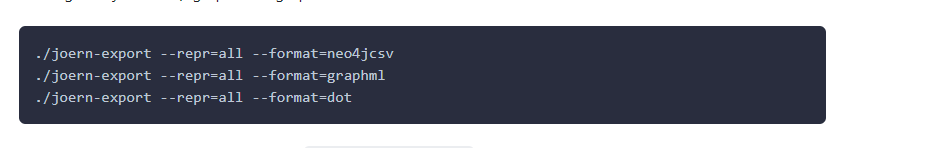 how to directly get cpg files in .json format instead of .svg ? · Issue #1793 · joernio/joern ...