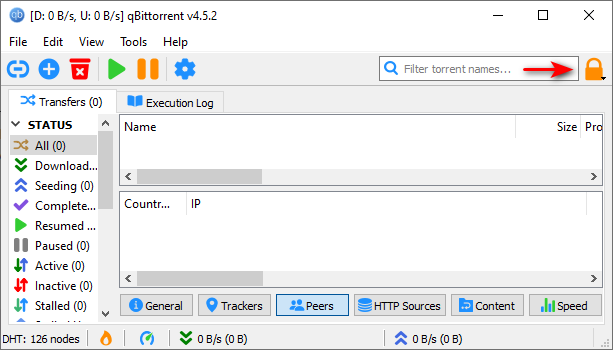 GUI Lock Icon Disappeared · Issue #18828 · qbittorrent/qBittorrent · GitHub