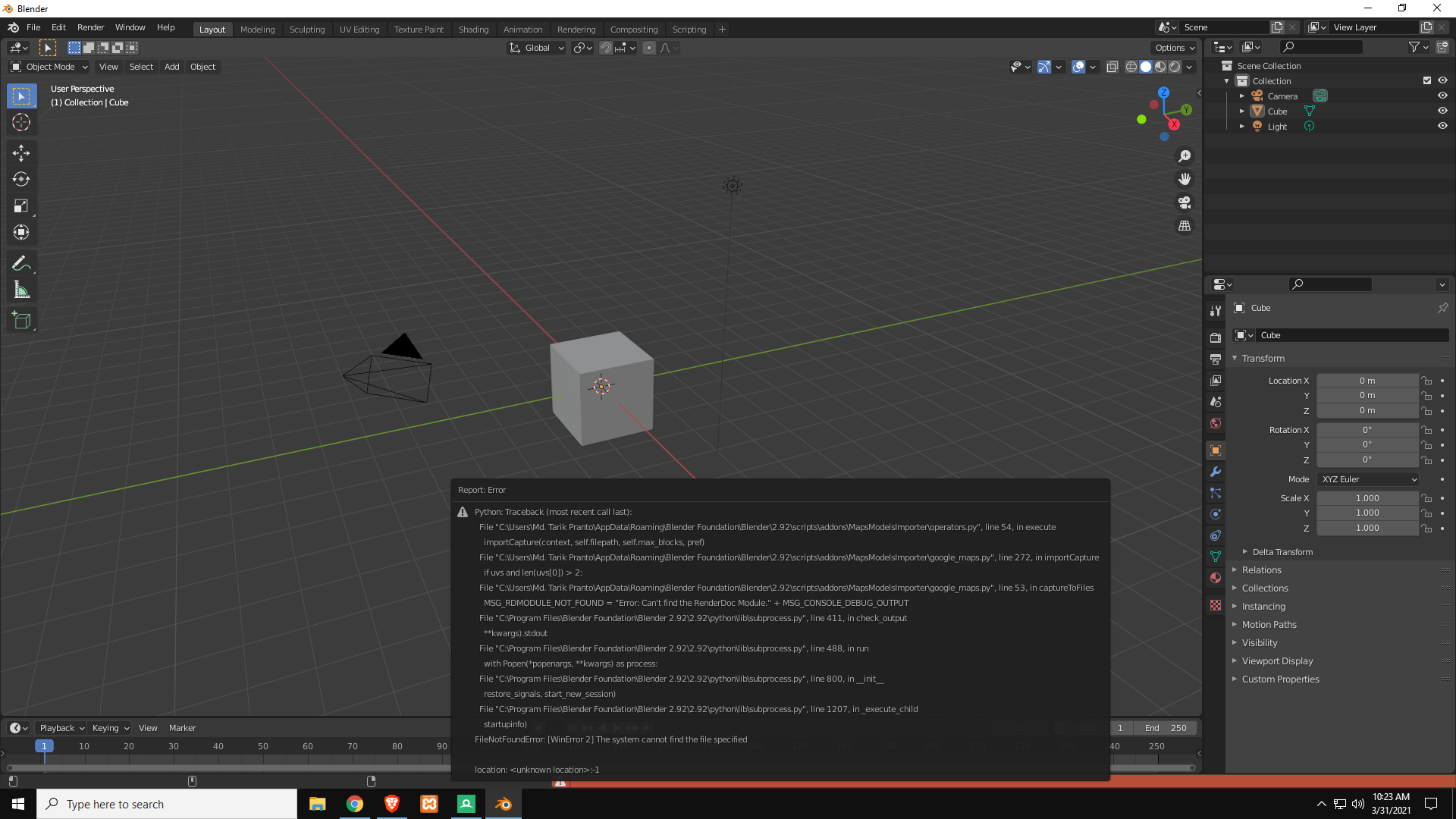 Error on Importing RDC Files · Issue #157 · eliemichel/MapsModelsImporter · GitHub