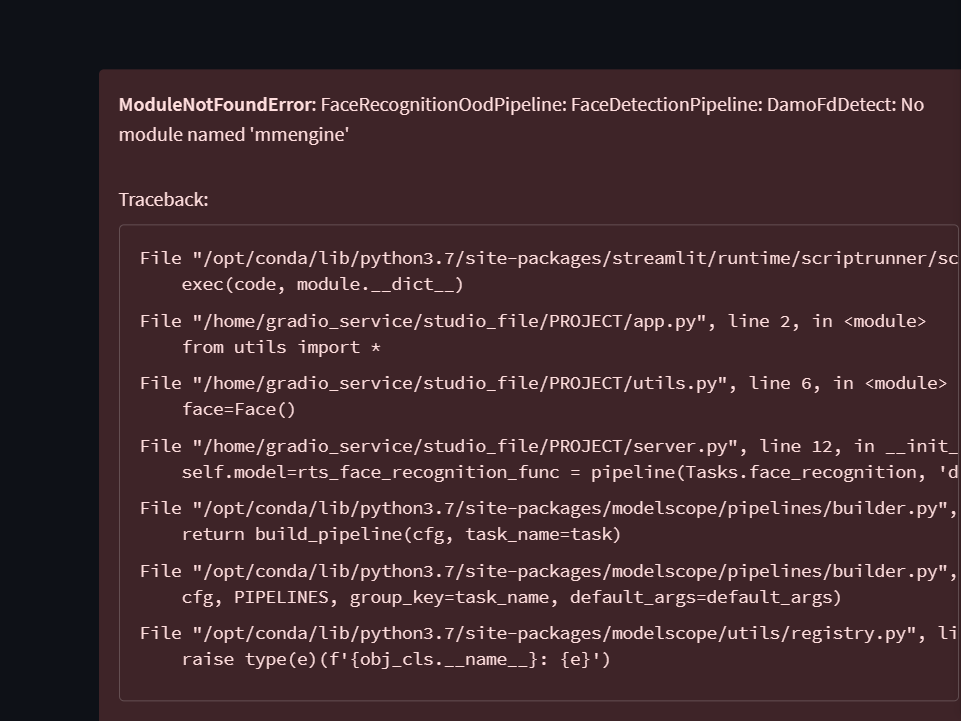 创空间巨bug · Issue #321 · modelscope/modelscope · GitHub