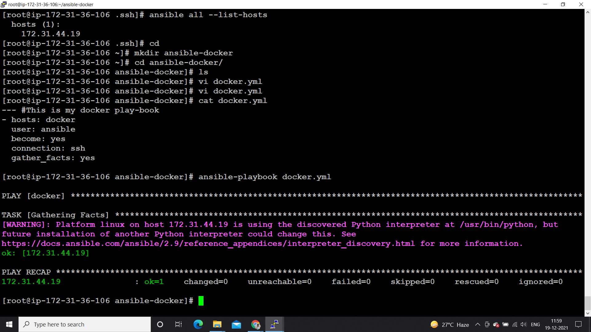 GitHub - rushabhmahale/Integrating-Ansible-Docker