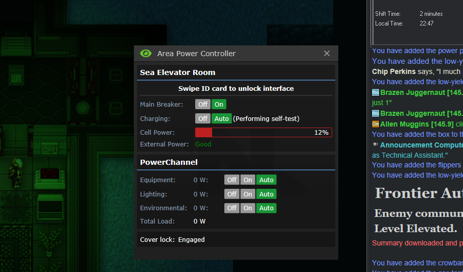 Oshan Sea Elevator APC dead at roundstart · Issue #11335 · goonstation/goonstation · GitHub