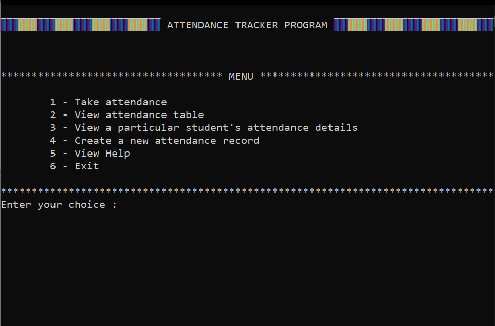 GitHub - poshi1865/Attendance-tracker