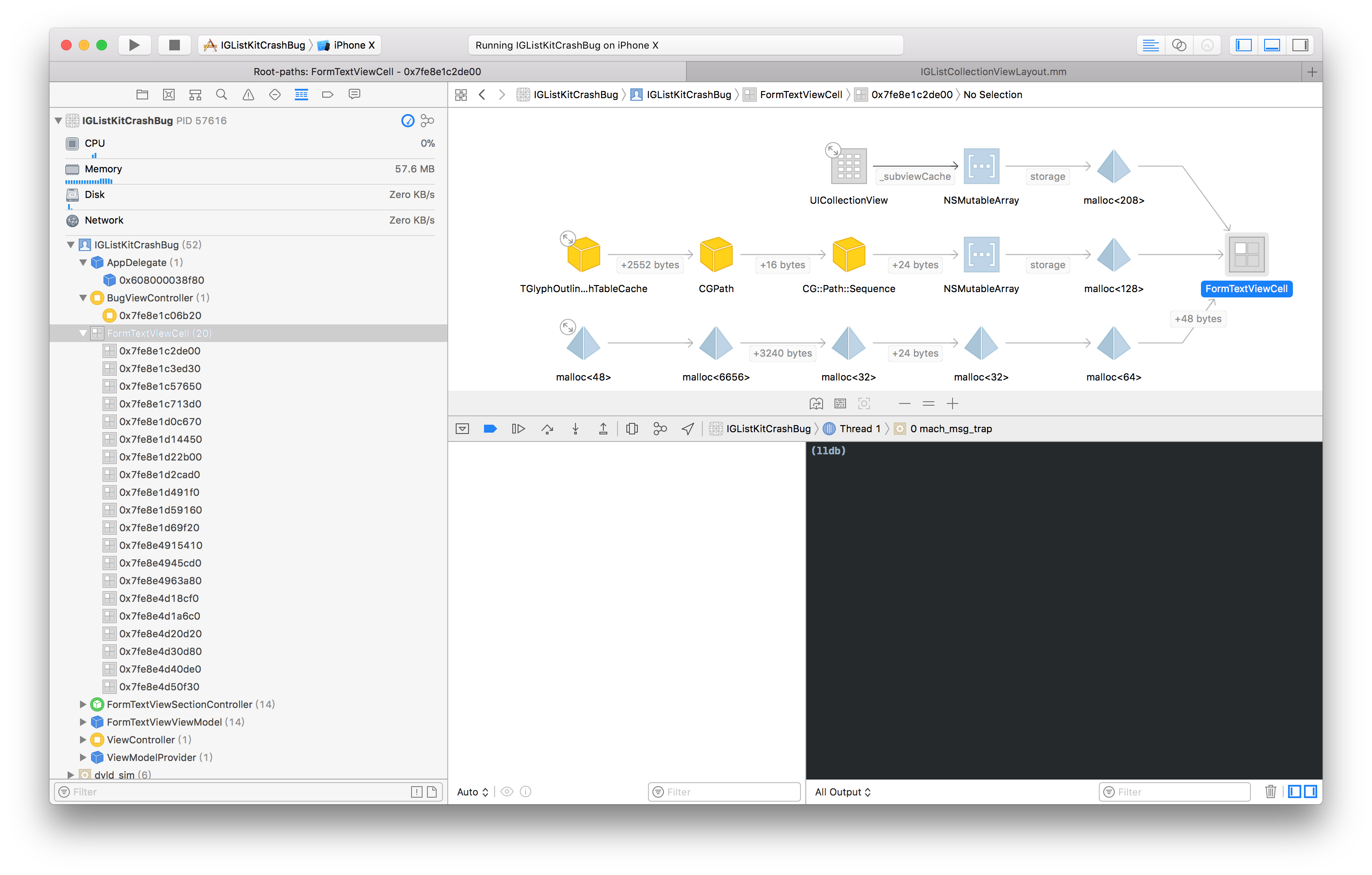 Uicollectionview Dealloc Cause Crash Issue When Using Method