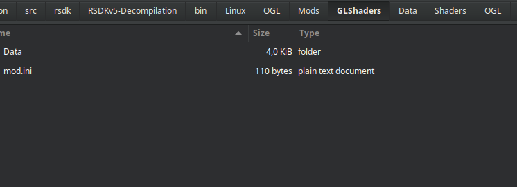 [FIXED] I try to add the Shaders mod but nothing happens · Issue #138 · RSDKModding/RSDKv5 ...