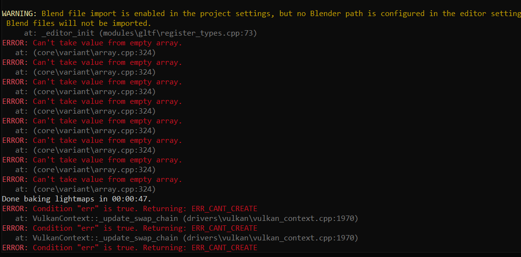 Baking Lights breaks godot when using Denoiser · Issue #84664 · godotengine/godot · GitHub