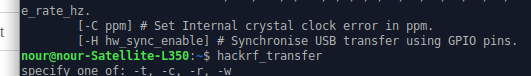Command Line Hackrf Transfer ͞ R Dev Null Doesn T Work · Issue 29 · Pavsa Hackrf Spectrum