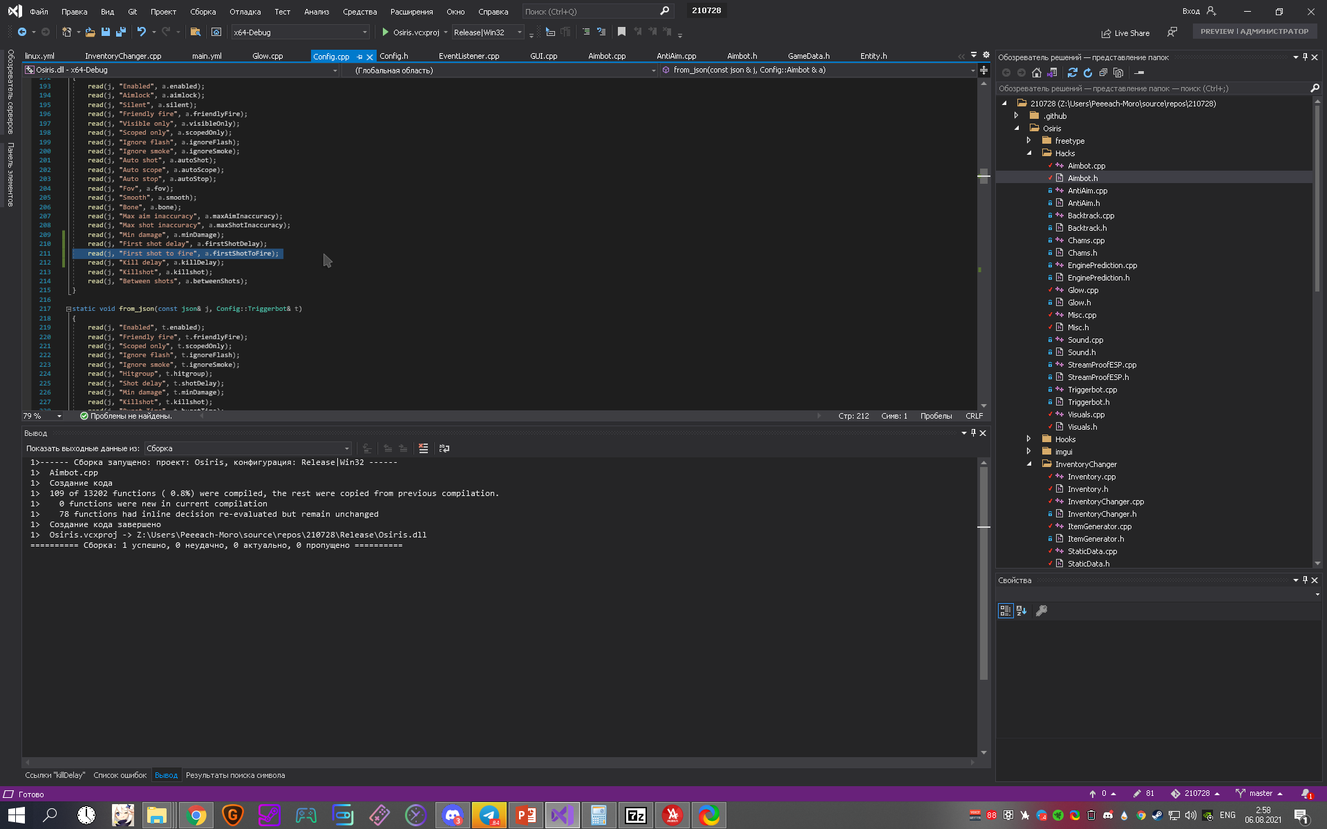 Help with enable aimbot after shot · Issue #3142 · danielkrupinski ...