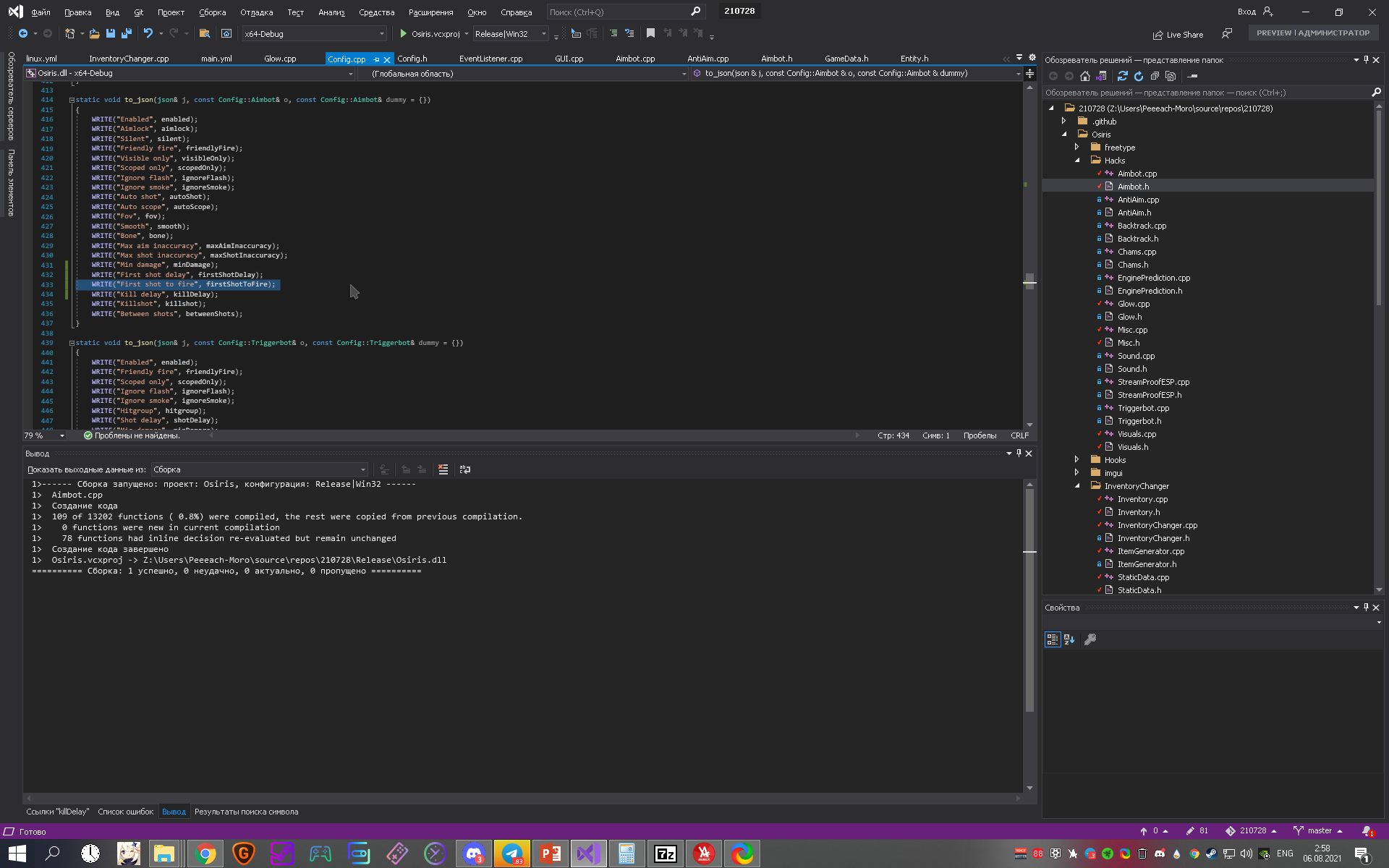 Help with enable aimbot after shot · Issue #3142 · danielkrupinski ...