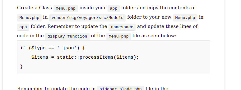 Allow custom menu to be interchangeable with admin main menu · Issue #5220 · thedevdojo/voyager ...