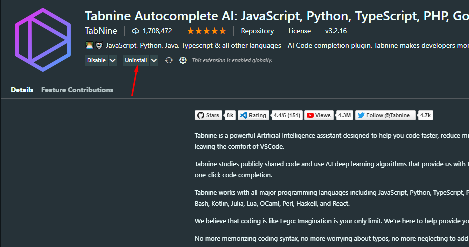 tabnine responsive performance issue · Issue #371 · codota/TabNine · GitHub
