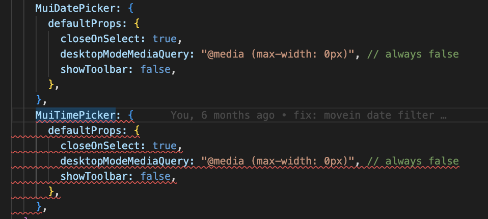 Timepicker Not Included In `themeaugmentation` · Issue 7730 · Muimui X · Github 