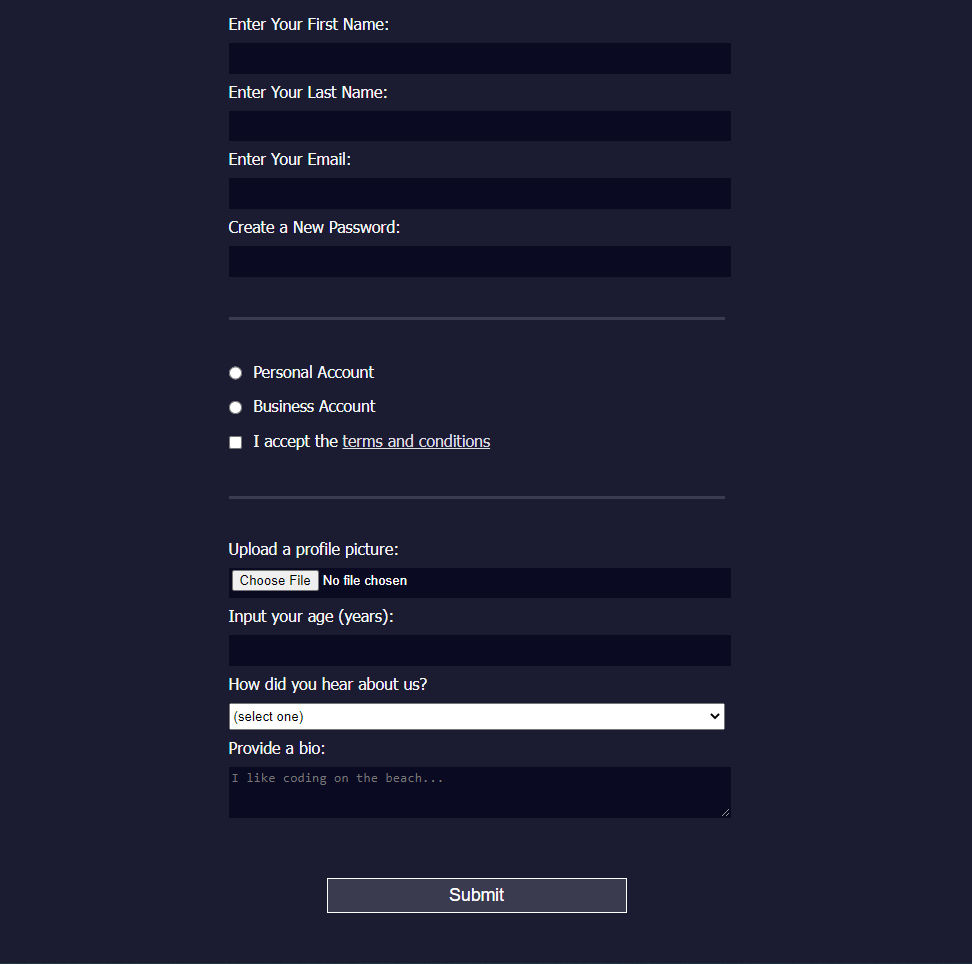 GitHub - tiagoc0sta/04_FreeCodeCamp_Form_HTML-CSS