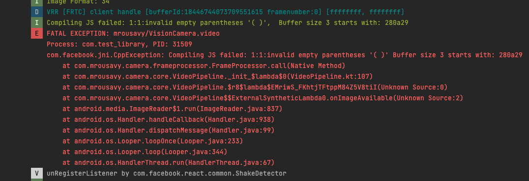 🔧 Android build error when enabling frame processor (V3 - RN 0.72.4) · Issue #1775 · mrousavy ...