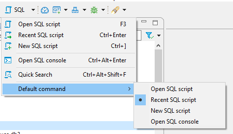 Worse usability with combined SQL toolbar in 7.3.5 - bring back the old ...